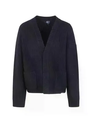 REPRESENT Ribbed-knit Wool Cardigan