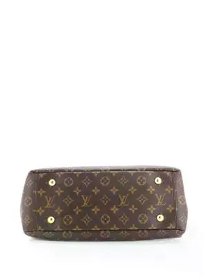 LOUIS VUITTON Pallas Tote Monogram Canvas With Leather Shoulder Bag