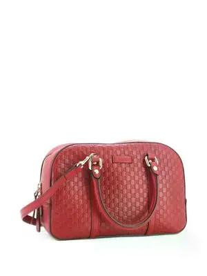 Gucci Convertible Top Handle Microguccissima Leather Small Crossbody Bag