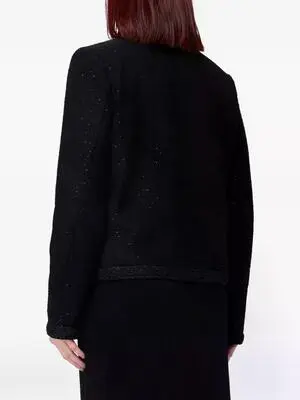 Fabiana Filippi Sequin-embellished Braided-trim Jacket - Black