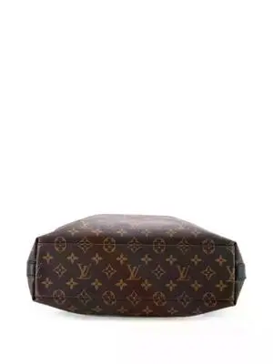LOUIS VUITTON Kitan Handbag Macassar Monogram Canvas Tote Bag - Brown