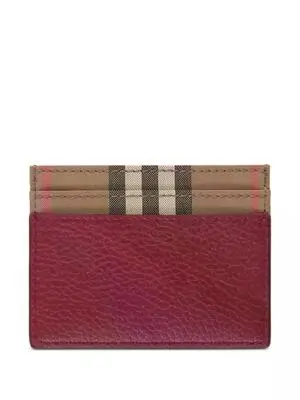 Burberry Vintage Check Grained Leather Cardholder