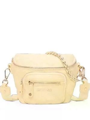 Mz Wallace Micro Crosby Quilted Sling Cross Body Bag - Yellow