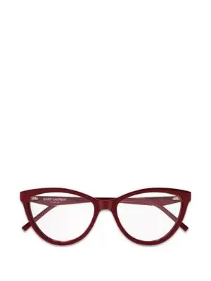 Saint Laurent Cat-eye Frame Glasses - Red