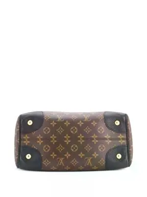 LOUIS VUITTON Retiro Nm Handbag Monogram Canvas And Leather Satchel - Black