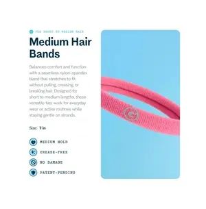 GIMME BEAUTY Medium Hair Bands Seamless Nylon