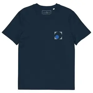 ANCHOR & CREW Navy Twenty Off-grid Editions Organic Cotton T-shirt - Blue