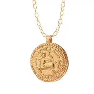 GODDESS CHARMS Sagittarius Zodiac Charm Necklace Set Vermeil - Gold