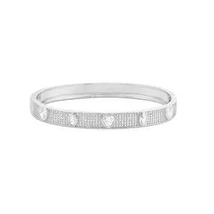 SHYMI Fancy Shape Bangle - Silver Silver