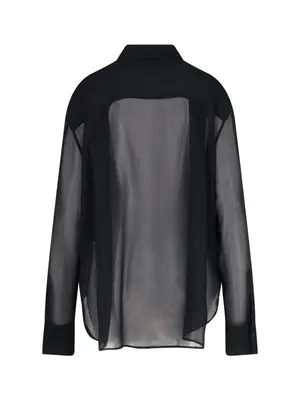 THE FRANKIE SHOP Long Sleeve Shirt - Black