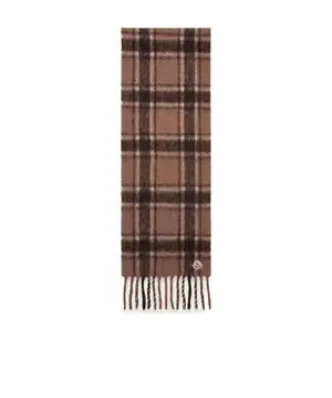 Moncler Alpaca Blend Scarf - Brown