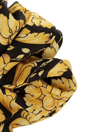 Versace Barocco Print Scrunchie