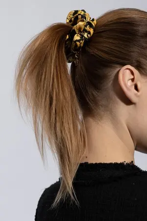 Versace Barocco Print Scrunchie