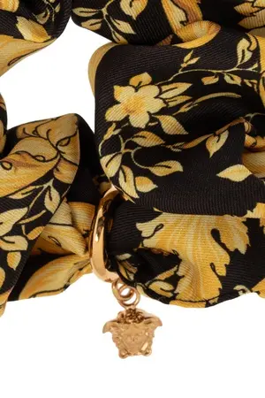 Versace Barocco Print Scrunchie