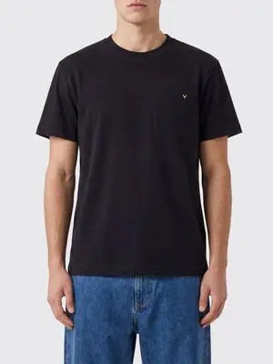 Valentino Garavani Cotton T-shirt With Pocket And Vlogo Signature - Black