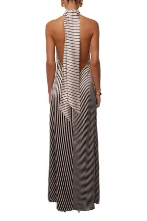 JLUXLABEL Gleam Striped Maxi Dress