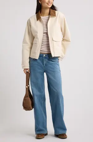 Bp. Cotton Canvas Barn Jacket - Ecru