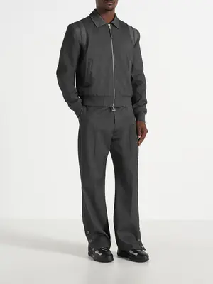 Manière De Voir Boris Tailored Button Cuff Trousers