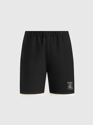 Manière De Voir Reuben Crochet Detail Shorts Black