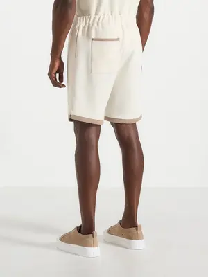 Manière De Voir Reuben Crochet Detail Shorts - Cream
