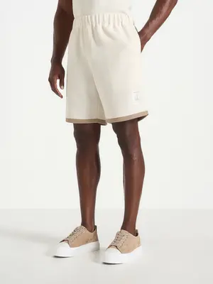 Manière De Voir Reuben Crochet Detail Shorts - Cream