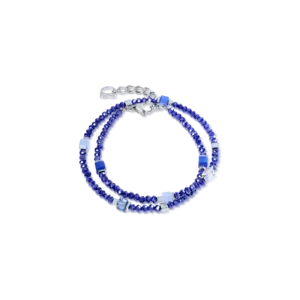 COEUR DE LION Joyful Colours Flex Bracelet Blue-silver