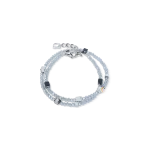 COEUR DE LION Joyful Colours Flex Bracelet Grey-silver