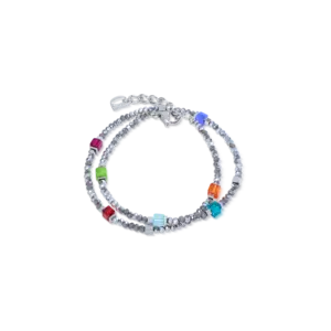COEUR DE LION Joyful Colours Flex Bracelet Multicolor-silver