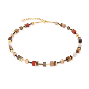 COEUR DE LION Geocube® Iconic Precious Necklace - Amber Glow
