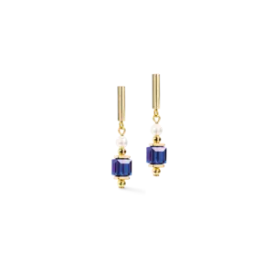 COEUR DE LION Cocktail Pearls Stud Earrings - Sapphire