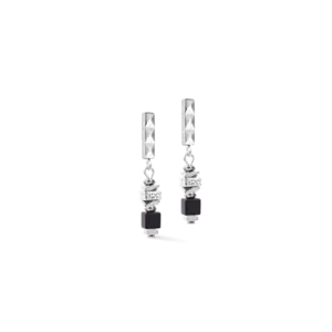 COEUR DE LION Beads & Pearls Spike Drop Earrings - Anthracite