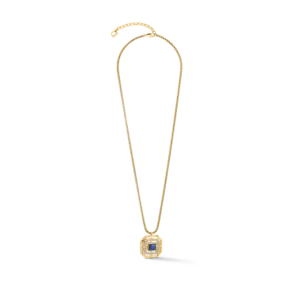 COEUR DE LION Necklace Amulet Icon Frame Pure - Lapis Gold