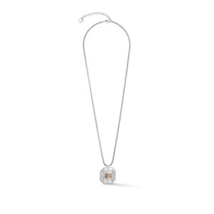 COEUR DE LION Necklace Amulet Icon Frame Pure - Sand Silver