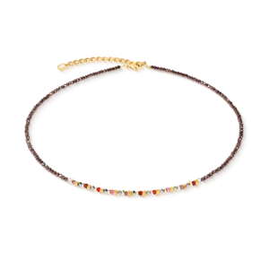 COEUR DE LION Necklace Golden Whisper - Brown-red