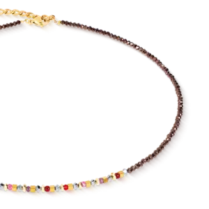 COEUR DE LION Necklace Golden Whisper - Brown-red