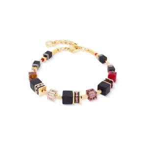 COEUR DE LION Geocube® Precious Classic Bracelet - Black-red