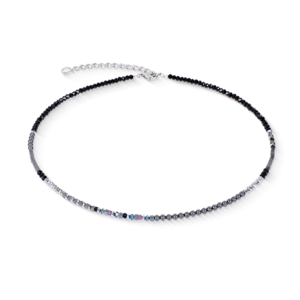 COEUR DE LION Necklace Fusion Offset Graphic - Grey-black