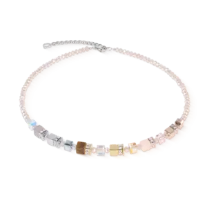 COEUR DE LION Geocube® Precious Nature Necklace Tricolor - Sand