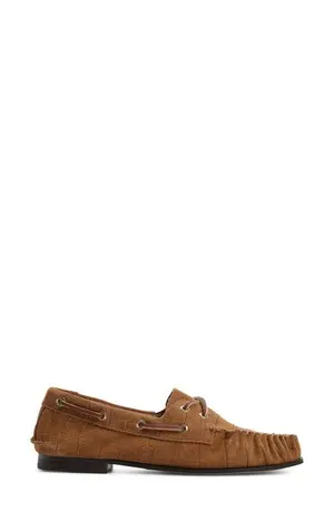 Sperry Sammi Leather Boat Shoe - Walnut