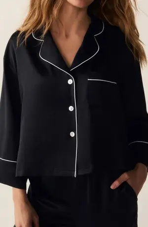 PETITE PLUME Celine Silk Pajama Set