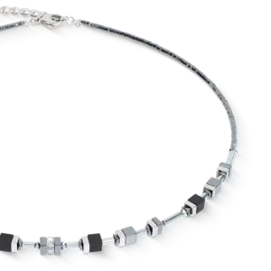 COEUR DE LION Cube Eclipse Necklace Onyx