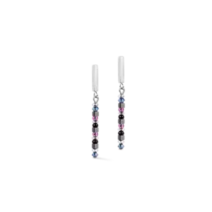 COEUR DE LION Earrings Fusion Offset Graphic - Grey-black
