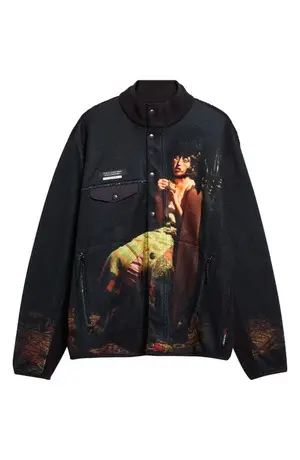 Undercover Cindy Sherman Graphic Fleece Blouson Jacket