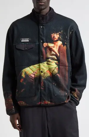 Undercover Cindy Sherman Graphic Fleece Blouson Jacket