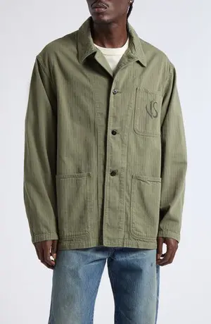Visvim Baker Utility Jacket - Olive
