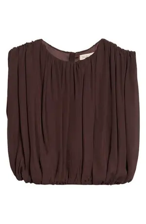 HEIRLOME Penny Silk Top - Ganache
