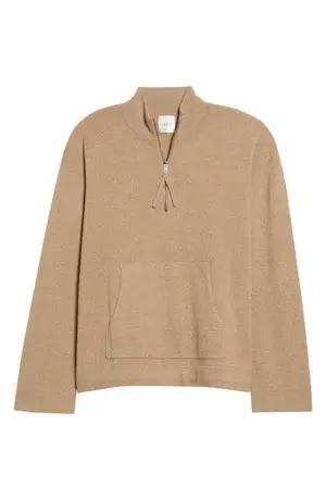 LESET Jesse Half-zip Wool Sweater - Dune