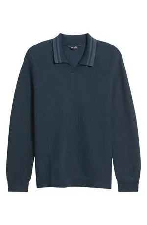RHONE Back Nine Knit Polo - True Navy