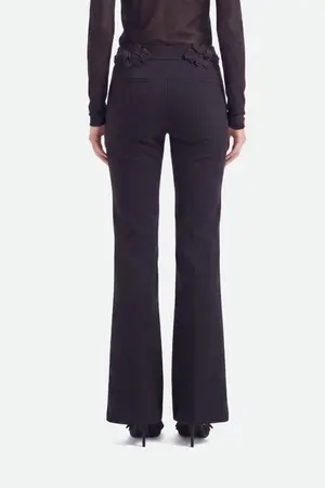NOCTURNE Accessory Detail Flare Trousers
