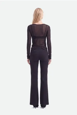 NOCTURNE Accessory Detail Flare Trousers